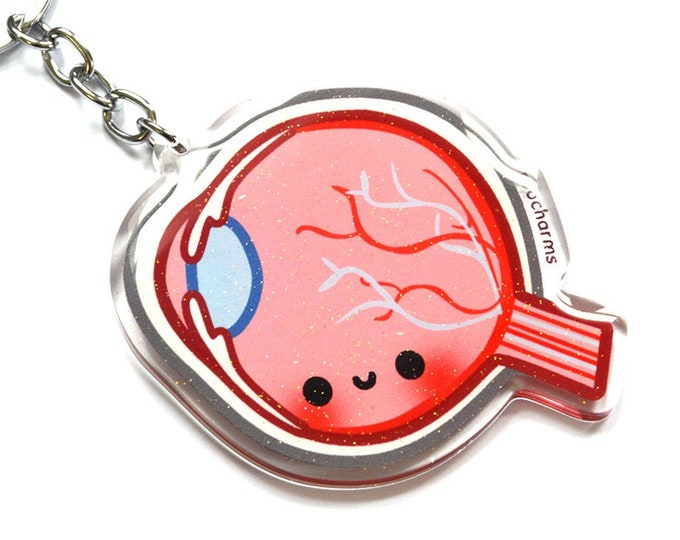 Eye Anatomical Keychain, ENT, Doctor, Nurse, Nursing Student, Medical ...