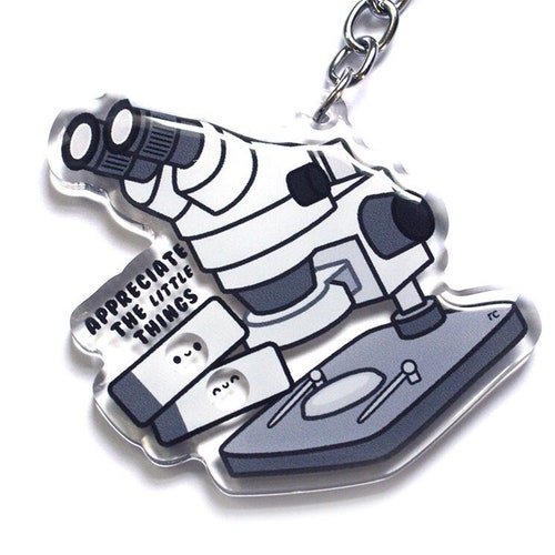 Microscope Keychain Laboratory Scientist MLT MST - Etsy