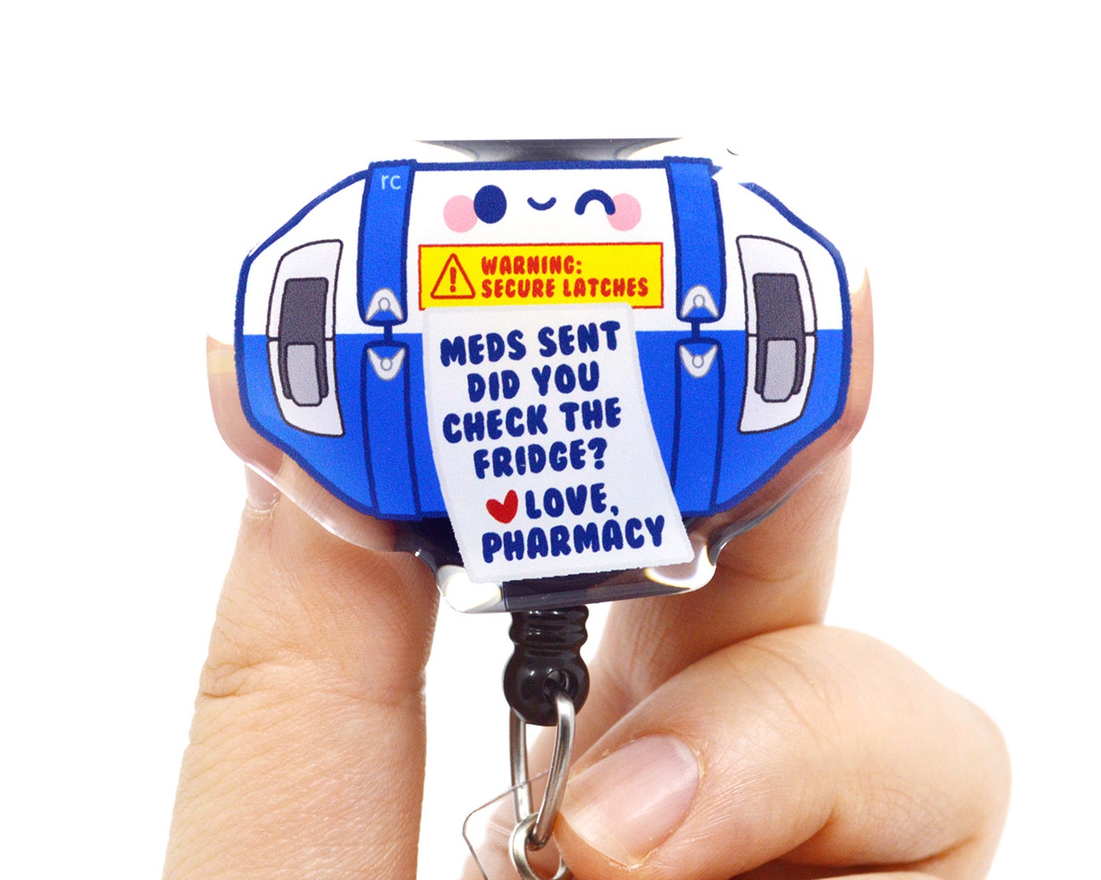 Pharmacy Tube Acrylic Badge Reel for Nurses Nursing Students - Etsy