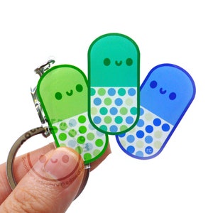 Pills Keychain, Pharmacist Gift, Pharmacy Stocking Stuffer, Nurse ...