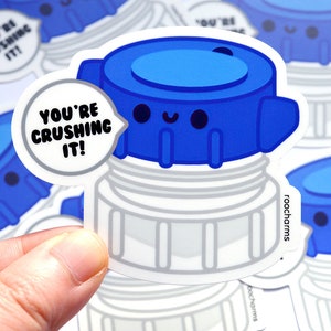 Pill Crusher Vinyl Sticker Motivational Cute Gift Pharmacy - Etsy