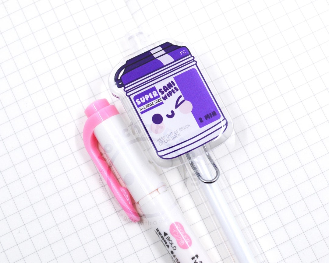 Purple Wipe 0.5mm Black Ink Gel Pen for Nurses, Nursing Students, CNA ...