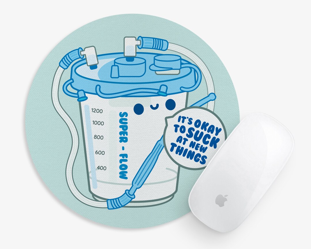 Suction Canister Funny Mouse Pad for Nurses Nursing Students - Etsy