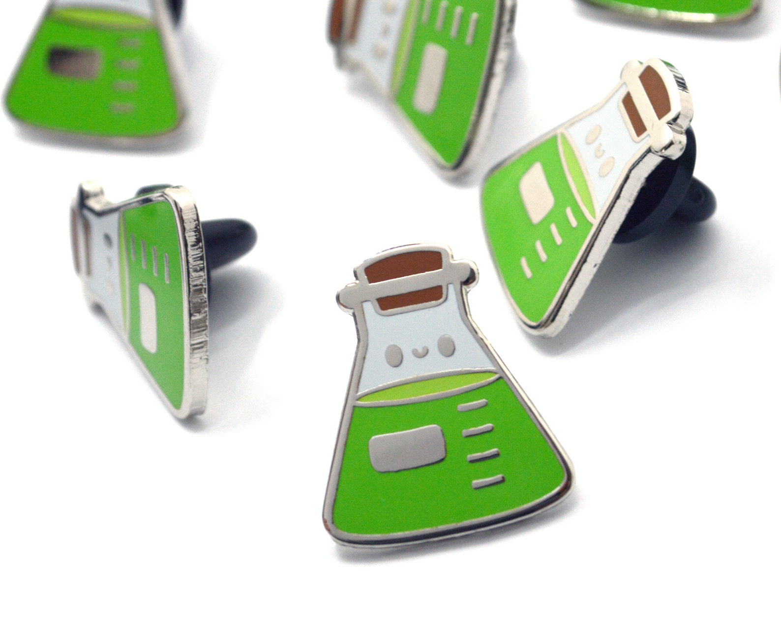 SMALL Chemistry Flask Enamel Pin Cute Science Gift - Etsy
