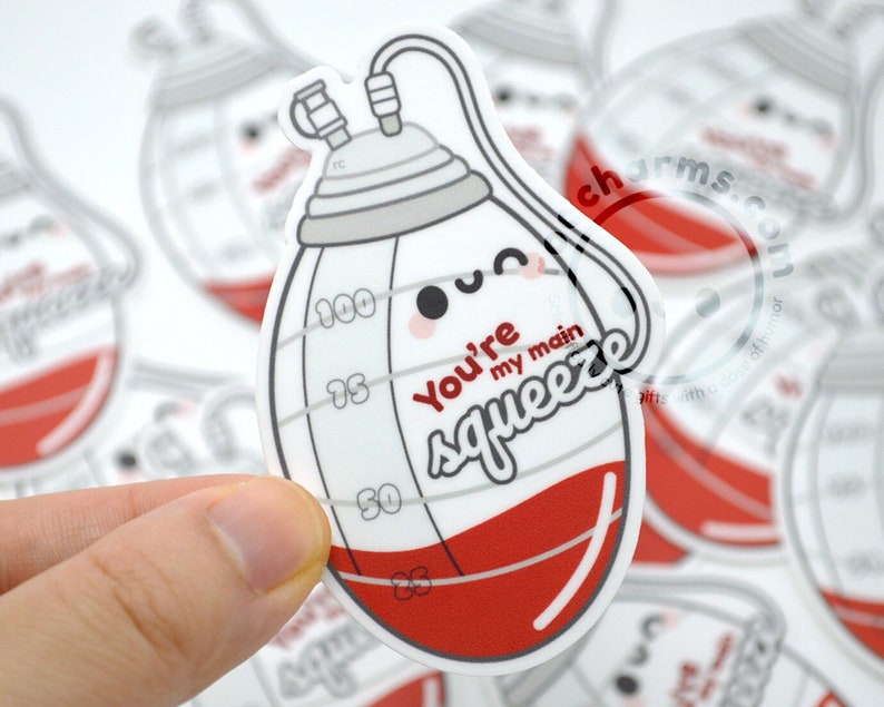 You're My Main Squeeze Funny Nurse Waterproof Sticker JP - Etsy