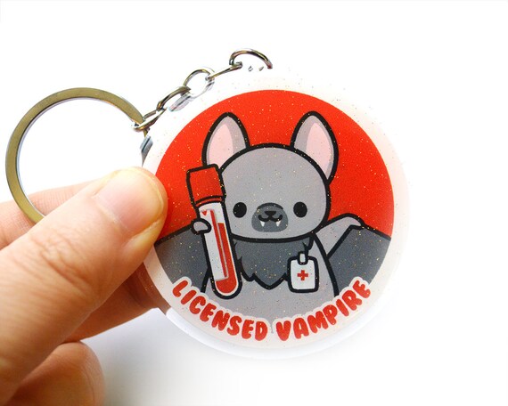 Licensed Vampire Keychain Nurse Phlebotomist CMA - Etsy