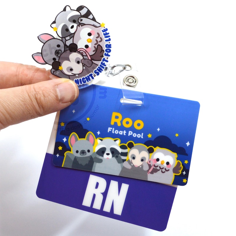 Night Shift Badge Buddies - Etsy