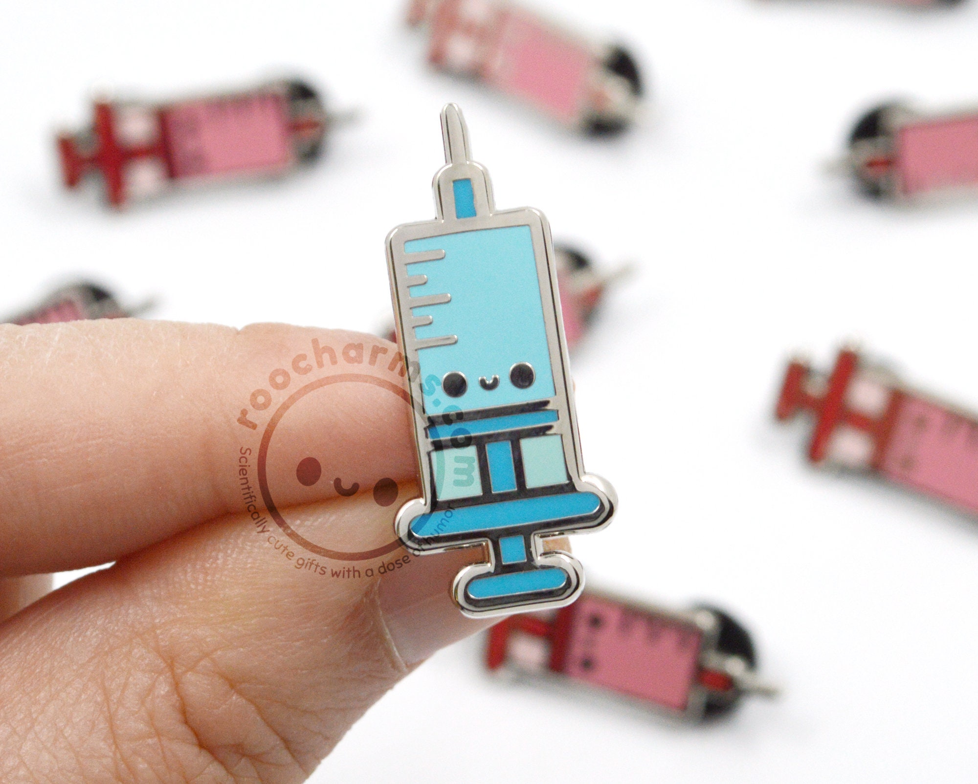 Syringe Enamel Pin for Phlebotomists, Phlebotomy Techs, Nurses, Nursing ...