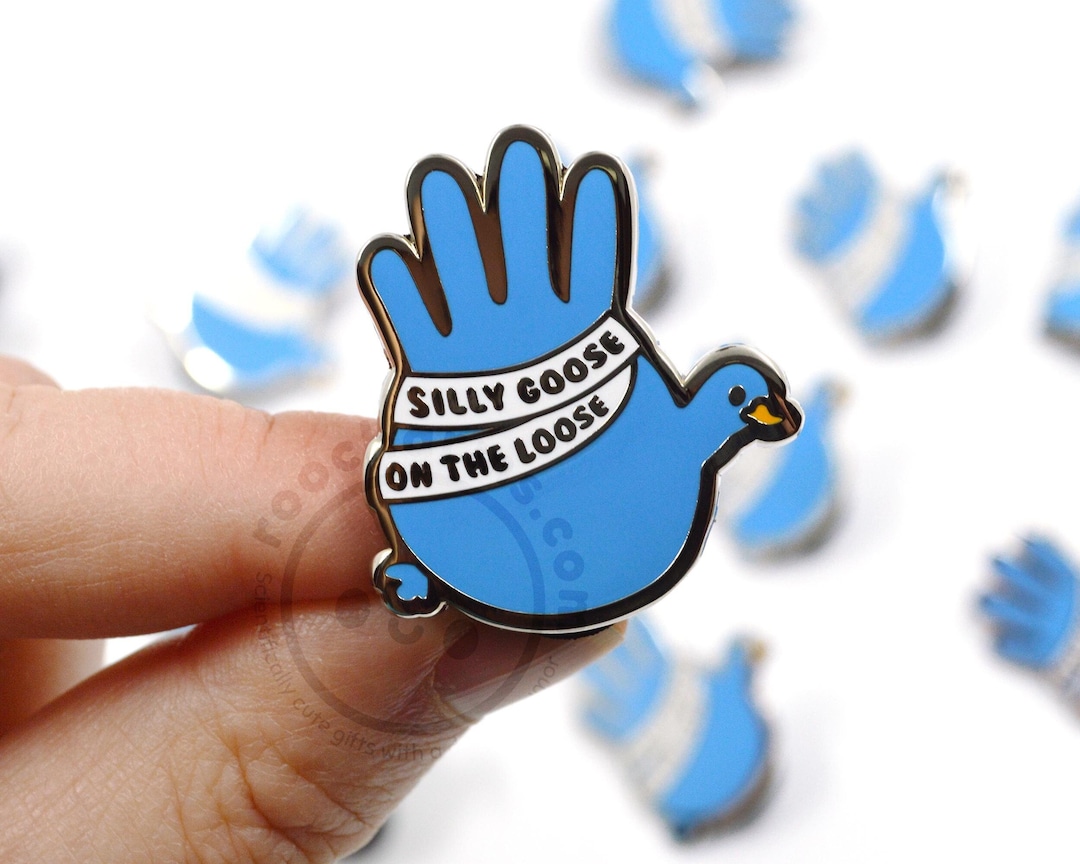 Silly Goose on the Loose Enamel Pin for Nurses, Nursing Assistants, RN ...