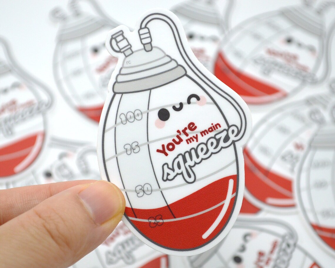 You're My Main Squeeze Funny Nurse Waterproof Sticker JP - Etsy