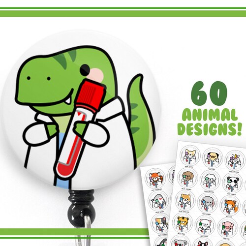 Med Tech Stick Person Badge Reel Laboratory Lab Week Gift Idea - Etsy