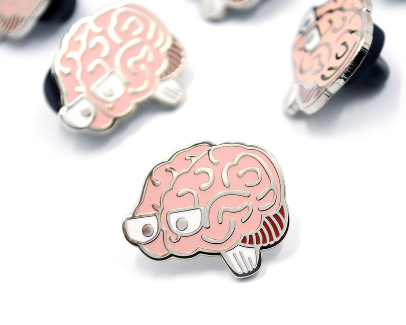 Brain Enamel Pin Anatomy Lover Gift Neurologist Neuro ICU - Etsy