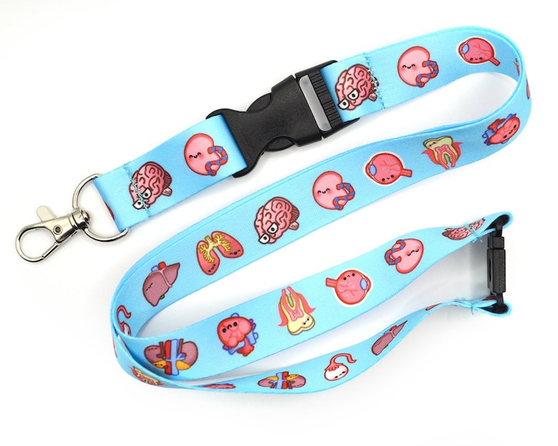 Anatomy Lanyard, Nurse, Doctor, Nursing Student, Biology, Gift, ID ...