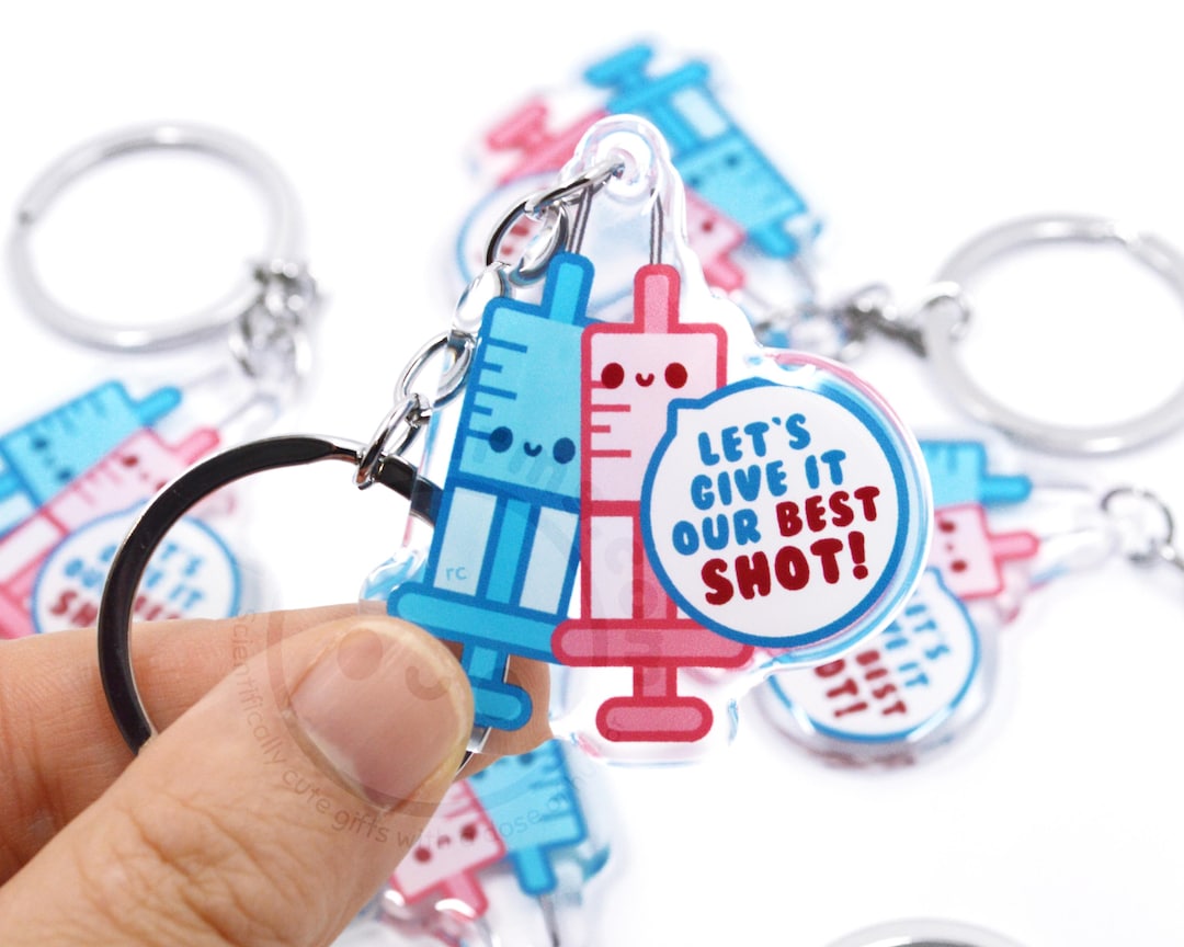 Best Shot Keychain for Nurses, Nursing Students, Motivational New Grad ...