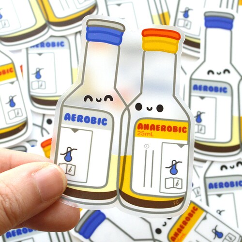 Transparent Blood Tube Vinyl Sticker Phlebotomy Sticker - Etsy