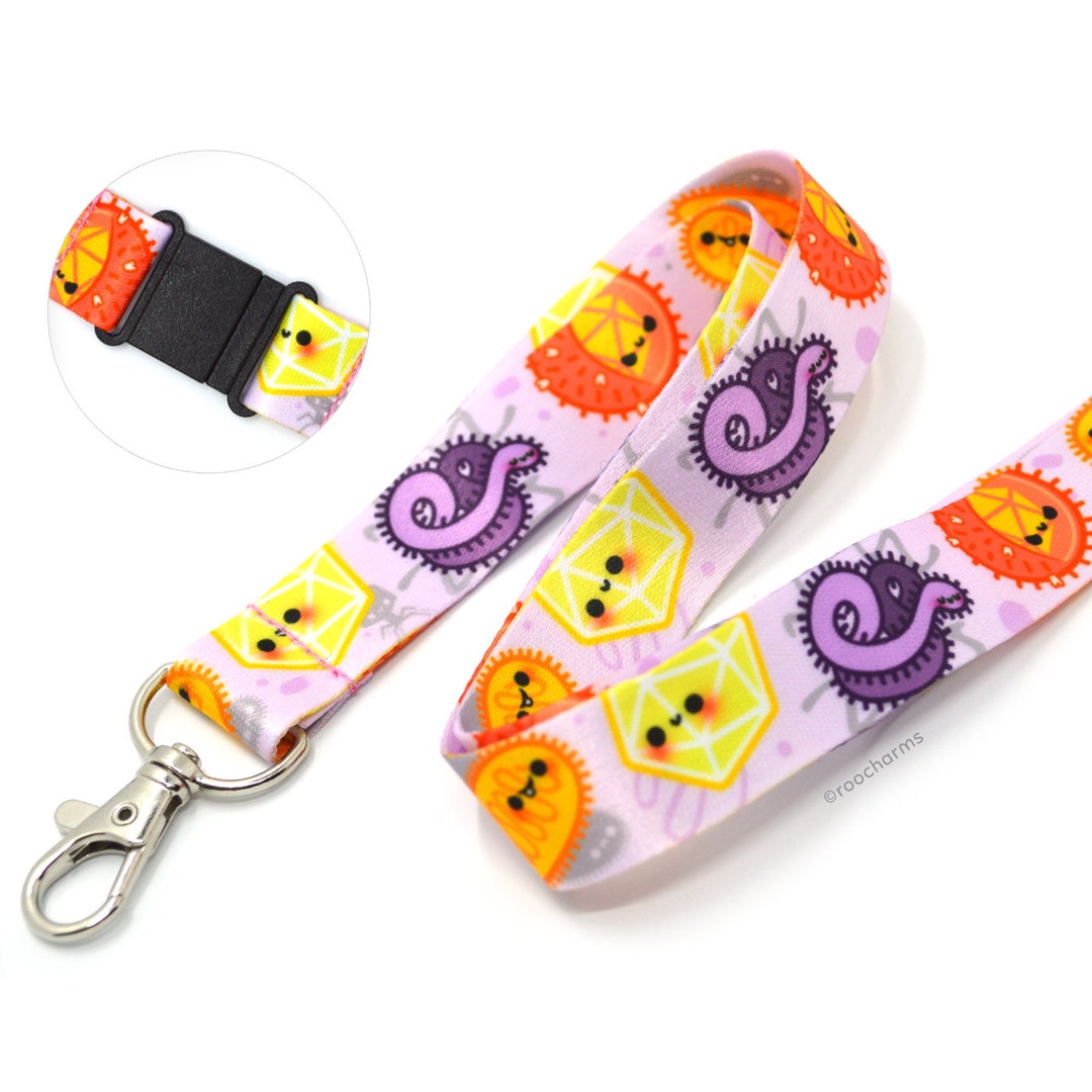 Virus Fabric Safety Lanyard for Scientists, Virologists, Immunologists ...