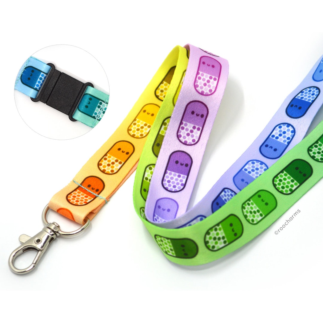 Rainbow Pills Safety Lanyard for Pharmacists, Pharmacy Techs, Nurses ...