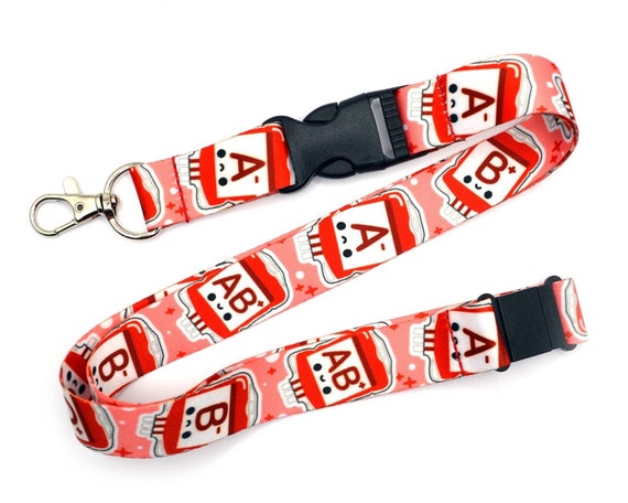 Blood Bag ID Lanyard Blood Bank Nurses Week Gift Clinical | Etsy