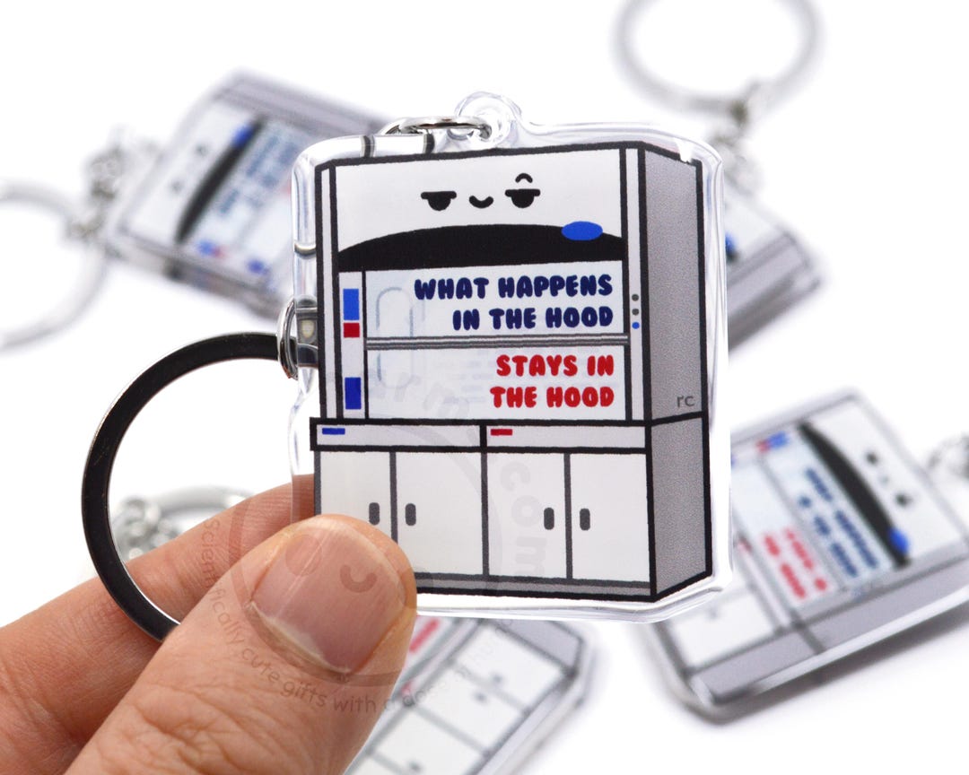 Fume Hood Funny Keychain for Lab Techs, MLS, MLT, Medical Laboratory ...