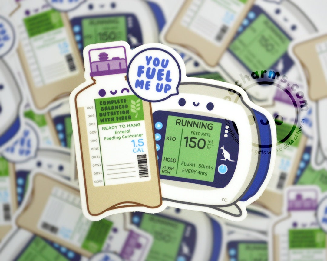 Feeding Pump Vinyl Sticker for Nurses, Registered Dietitians, Rds, ICU ...