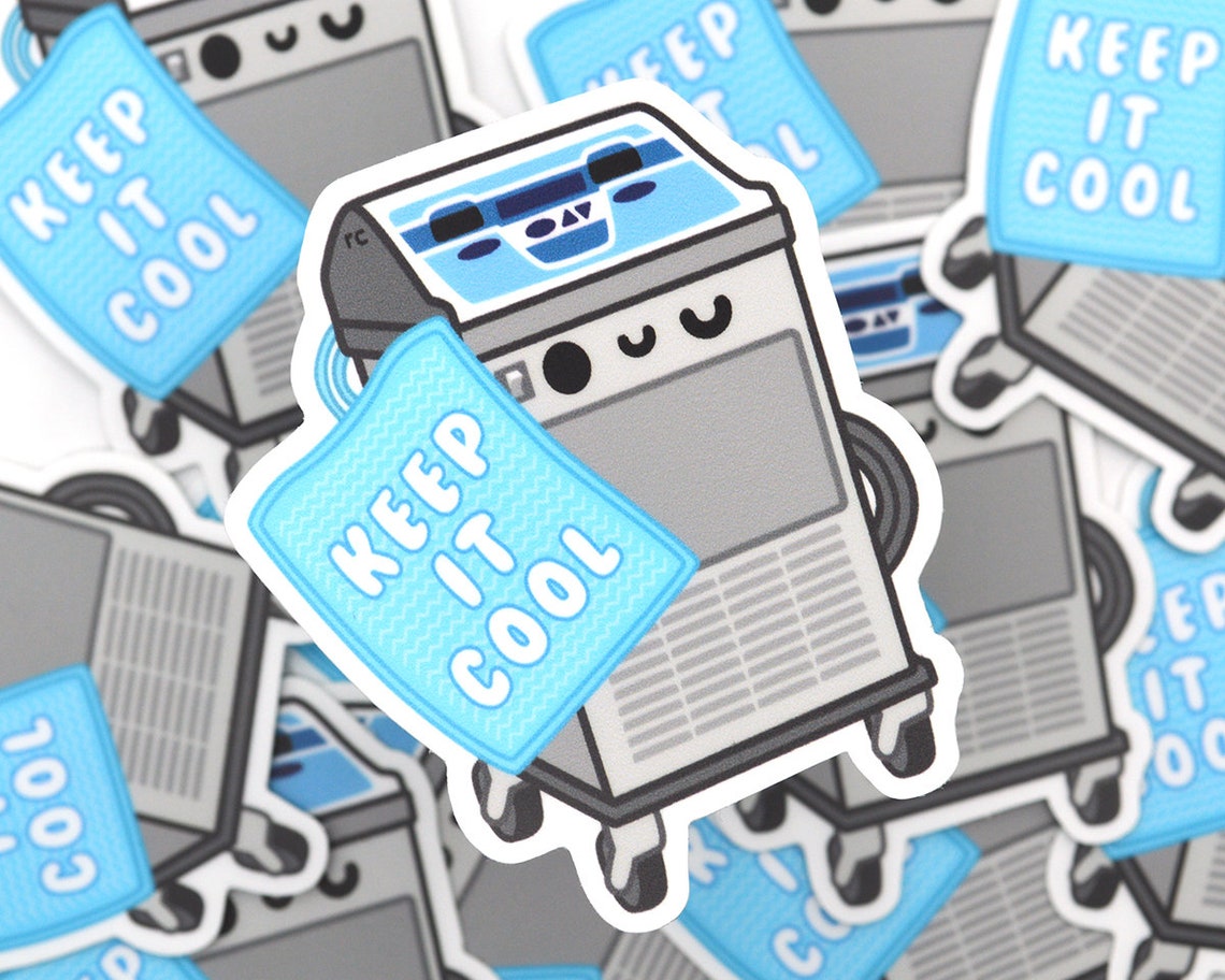 Keep It Cool Vinyl Sticker Funny Nurses Week Gift ICU | Etsy
