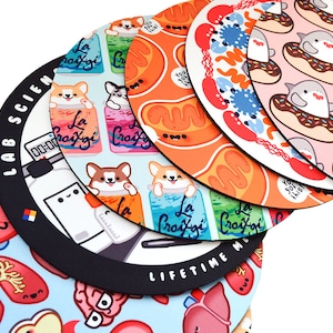 Microbe Mandala Mousepad, Computer, Desk Accessories, Office Decor ...