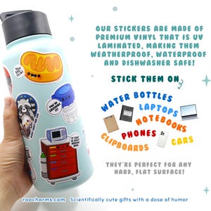 Small Stool Sample Funny Vinyl Waterproof Sticker for Lab Scientists ...