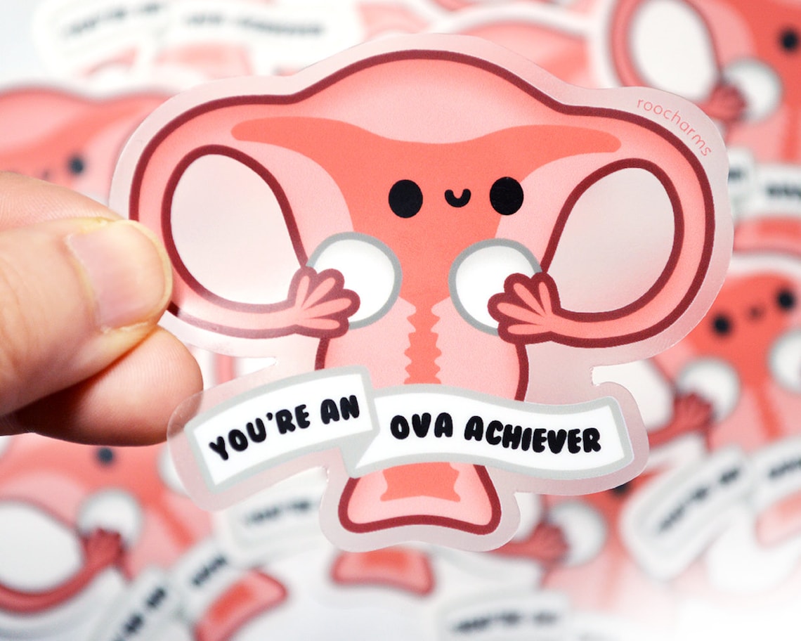 Your'e an Ova Achiever Vinyl Sticker, OB, Maternity, Nurse, Nursing ...