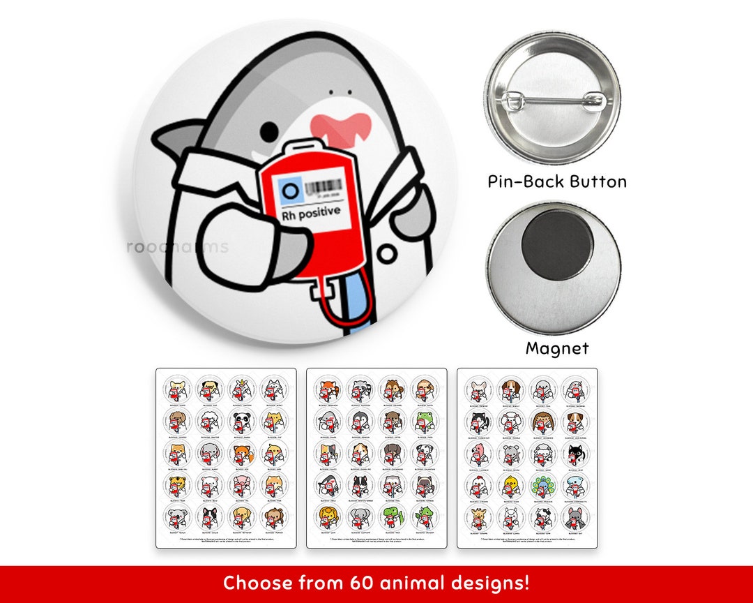 Blood Button, Magnet, Veterinarian, Doctor, Nurse, Stocking Stuffer ...