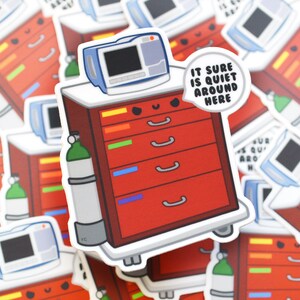 Crash Cart Vinyl Sticker Emergency Room Medical Surgical - Etsy