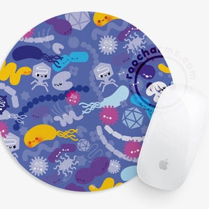 Microbiology Mousepad, Virus, Bacteria Researcher, Lab Tech, MLS, MLT ...