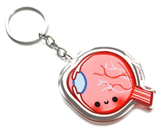 Eye Anatomical Keychain ENT Doctor Nurse Nursing Student | Etsy