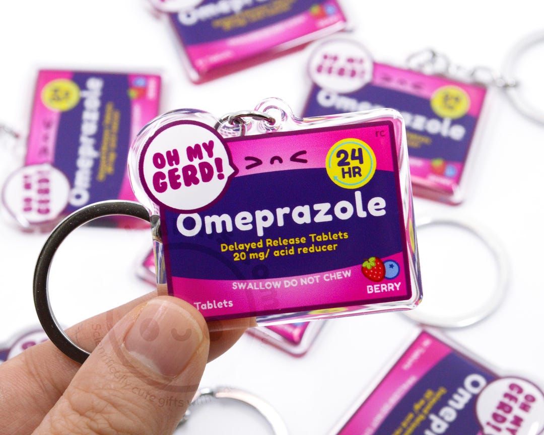 Oh My Gerd Omeprazole Keychain, Gastroenterologist Gift, GI Nurses Week ...