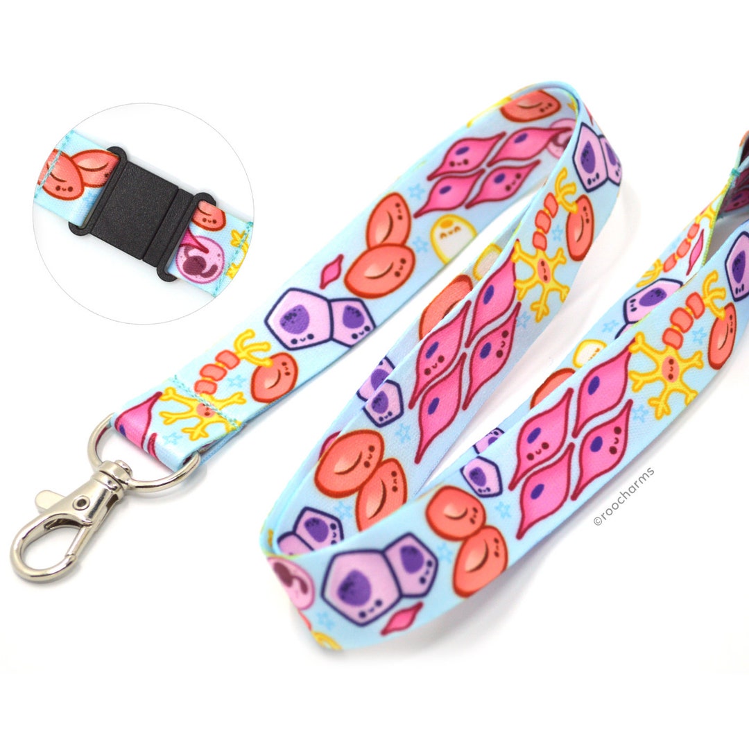 Cells Safety ID Lanyard for Clinical Lab Scientists, Lab Techs, MLS ...