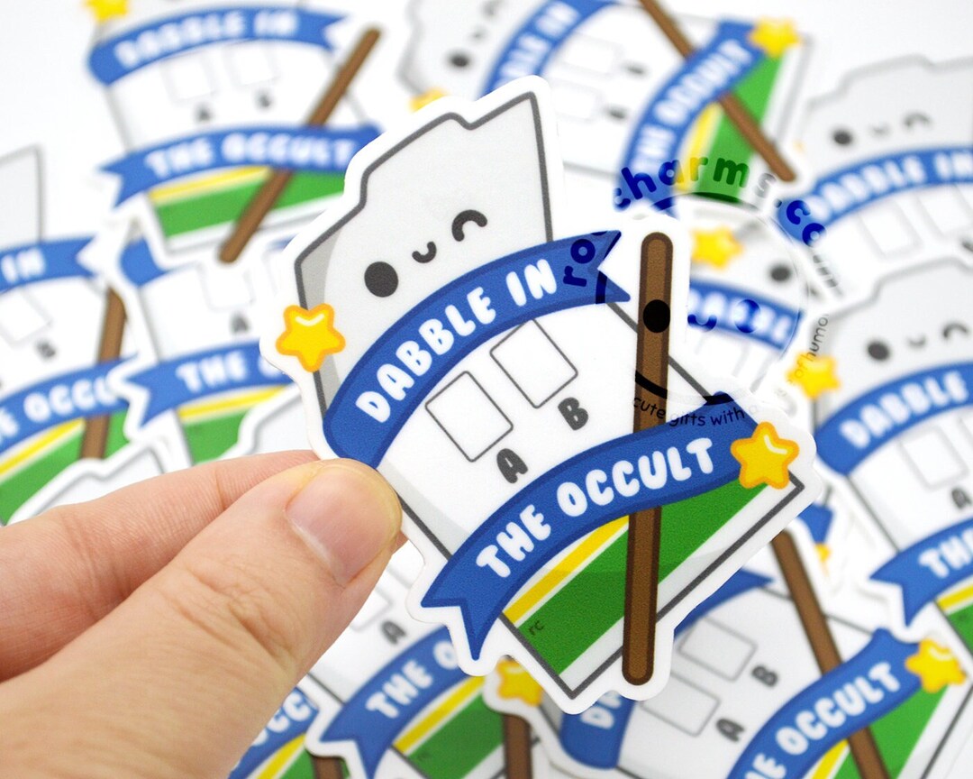 Dabble in the Occult Blood Funny Vinyl Sticker Lab Tech Gift - Etsy