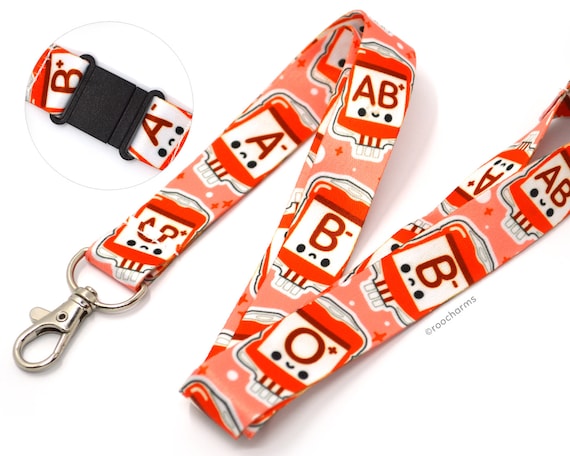 Blood Bag ID Lanyard Blood Bank Nurses Week Gift Clinical - Etsy
