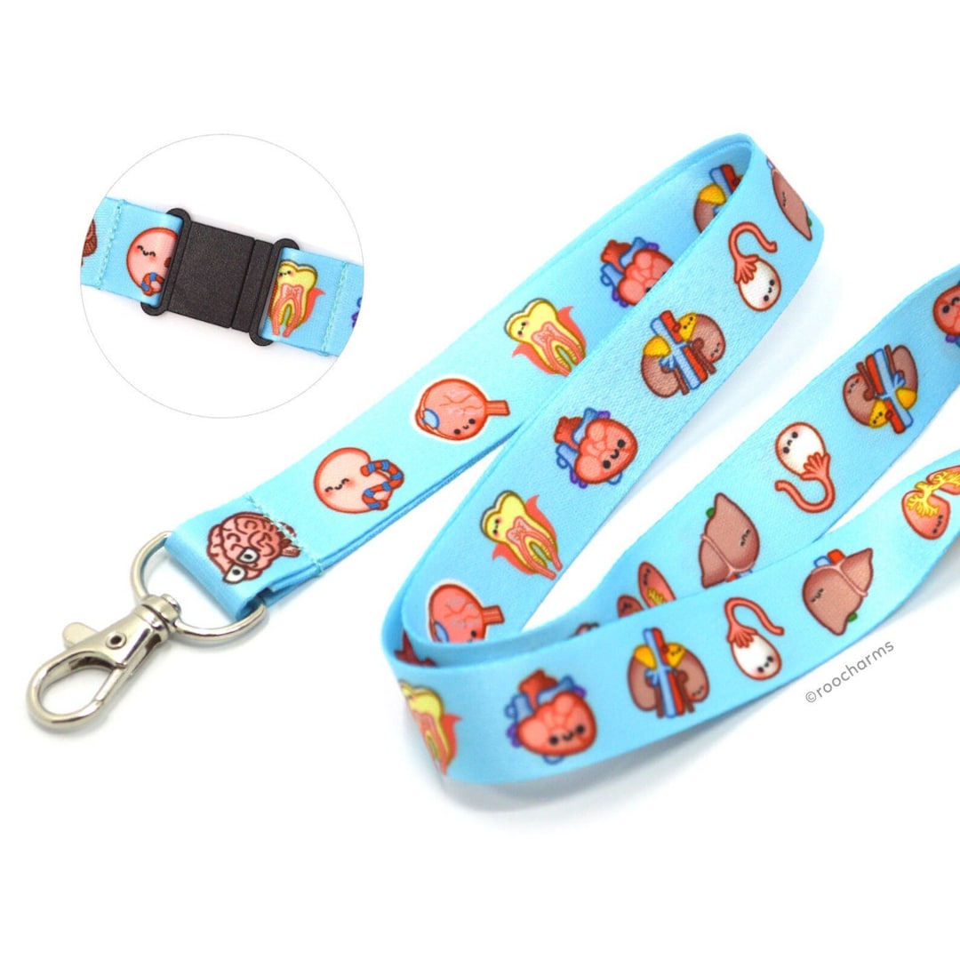 Anatomy Lanyard, Nurse, Doctor, Nursing Student, Biology, Gift, ID ...