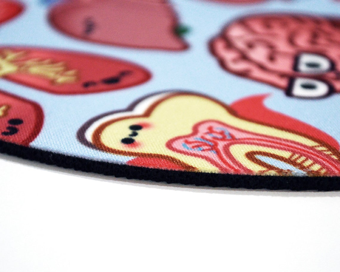 Microbe Mandala Mousepad Computer Desk Accessories Office | Etsy