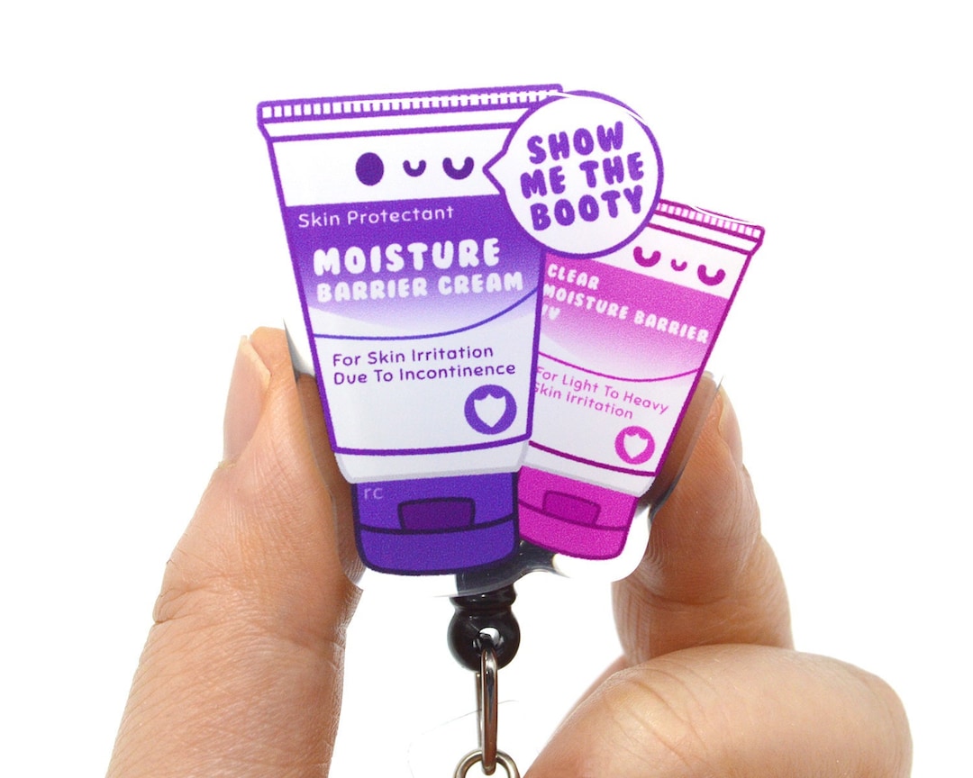 Show Me the Booty Funny Acrylic Badge Reel for Nurses, Nursing Students ...