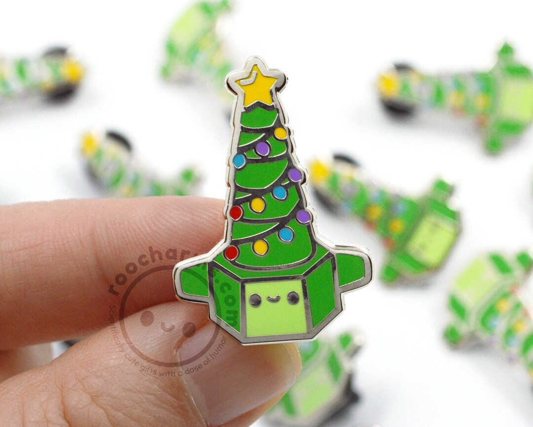 Christmas Tree Connector Enamel Pin for Respiratory Therapists, Nurses ...