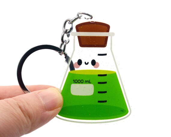 Home Décor Ornaments & Accents Blue & Green I Love Chemistry Flask ...