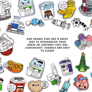 Pharmacy Tube Enamel Pin for Pharmacists, Nurses, Nursing Students ...