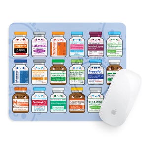 Medication Vial Mouse Pad for Pharmacists, Pharmacy Techs, Nurses ...