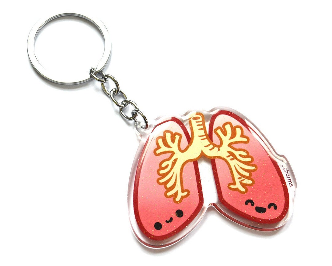 Lung Keychain Nursing Nurse Respiratory Therapist RT - Etsy