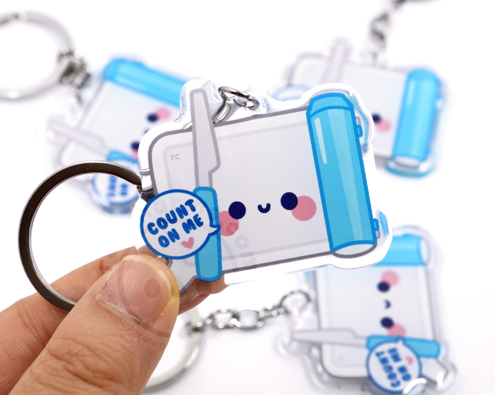 Count on Me Pill Counter 2in Keychain for Pharmacy Interns, Pharmacists ...