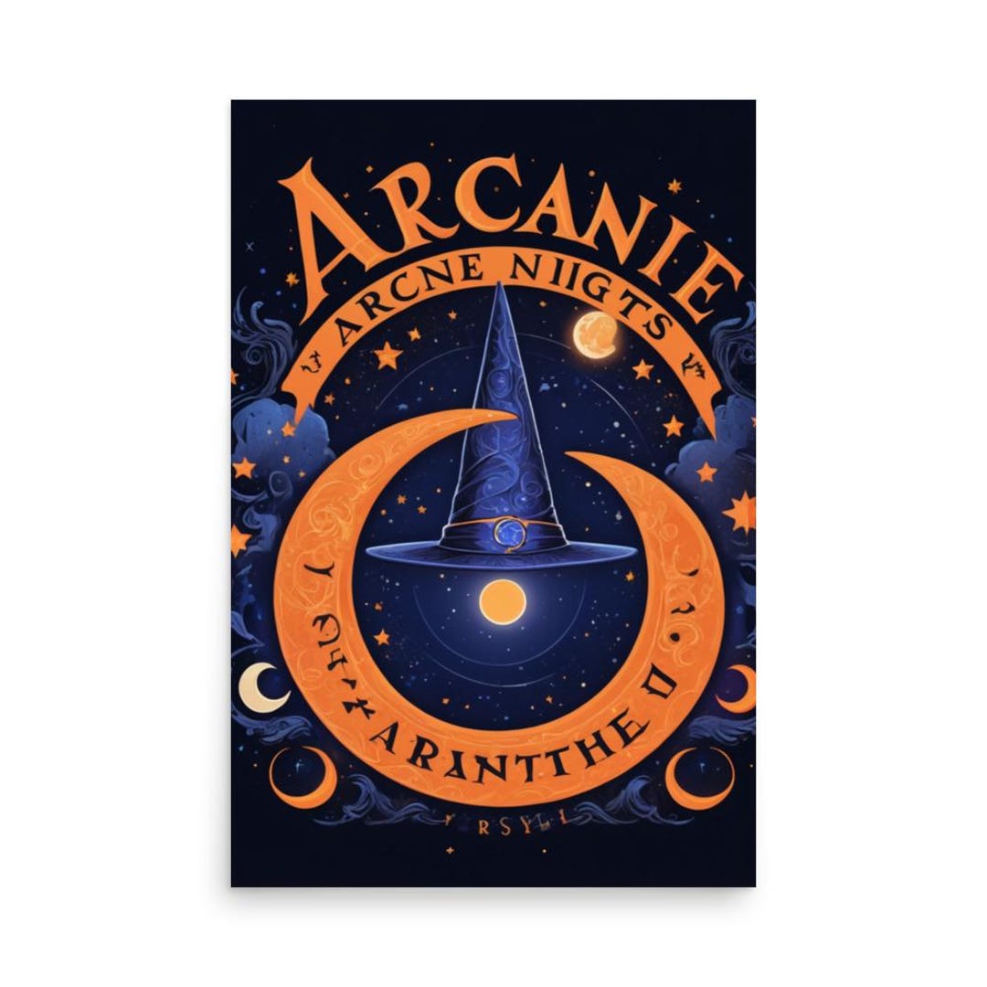 Wiccan Arcene Nights Poster - Etsy