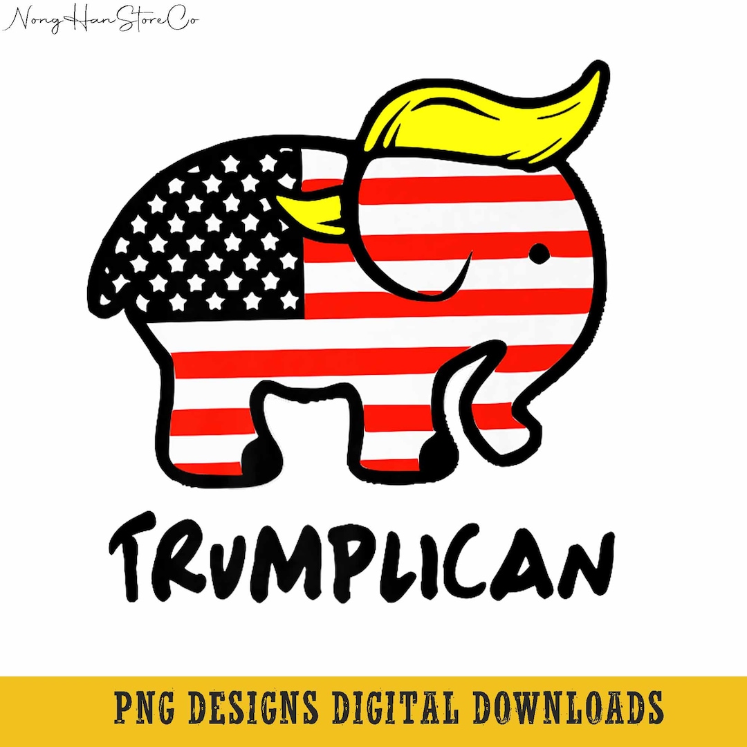 Trumplican Png, Trump 2024 Png, Trump Vance, Donald Trump, President ...