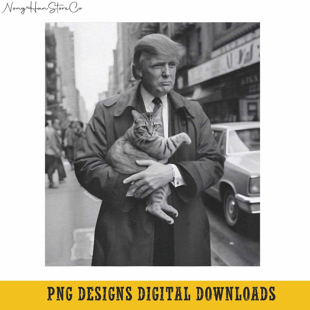 Trump Saves the Cats Png, Trump Saving Animals, Trump Saves Cats, Take ...