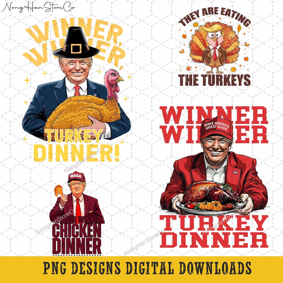 4 PNG Donald Trump Winner Winner Chicken Dinner, President Trump 47 PNG ...