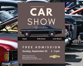 Show Car Build Sheet Template Bundle, MS Word & PDF Format, Two Styles ...